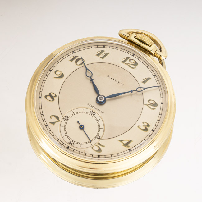 Vintage Rolex Gold Keyless Lever Pocket Watch | WatchCentre | Watch Centre
