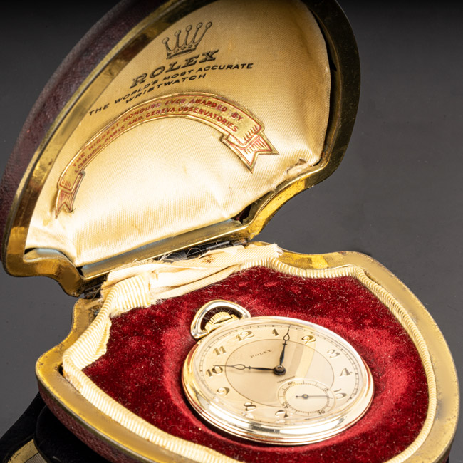 Vintage Rolex Gold Keyless Lever Pocket Watch | WatchCentre | Watch Centre