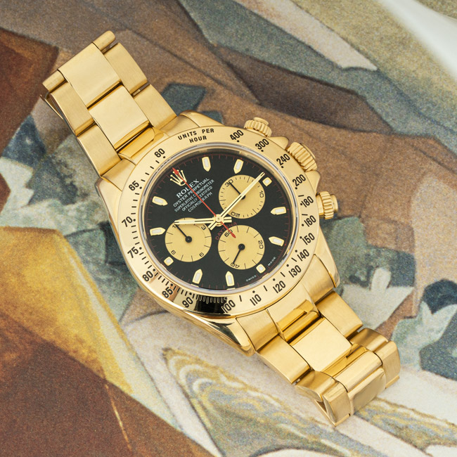 Rolex Daytona 40mm Paul Newman Dial Yellow Gold 116528 | WatchCentre ...