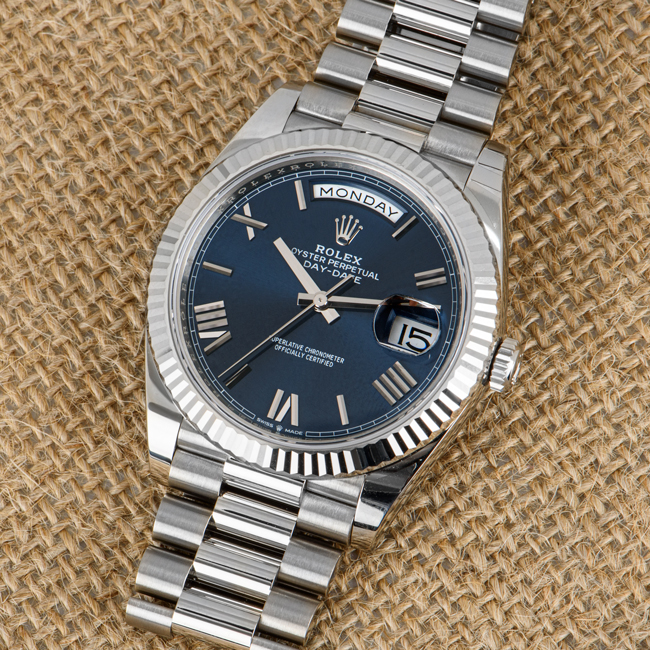 Rolex Day Date Blue Dial