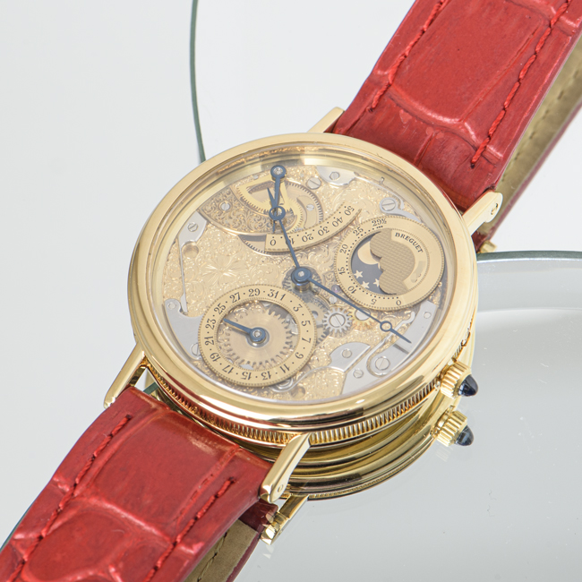 Breguet Rare Classique Skeleton Dial Openwork Gents Yellow Gold 3135 ...