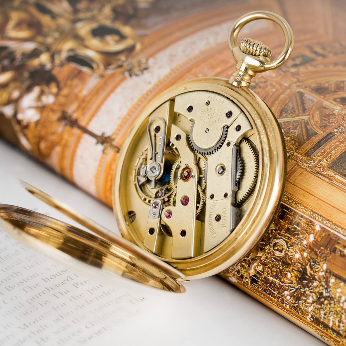 Antique Vacheron Constantin Chronometre Royal Yellow Gold Pocket ...