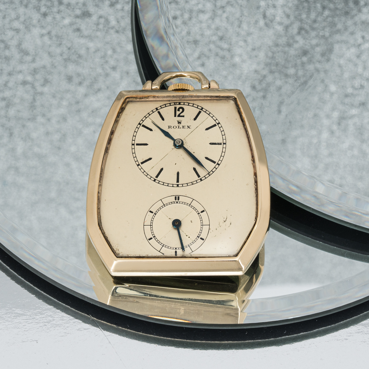 Rolex. A Rare Prince 9ct Gold Keyless Lever Pocket Watch C1930s | Watch ...