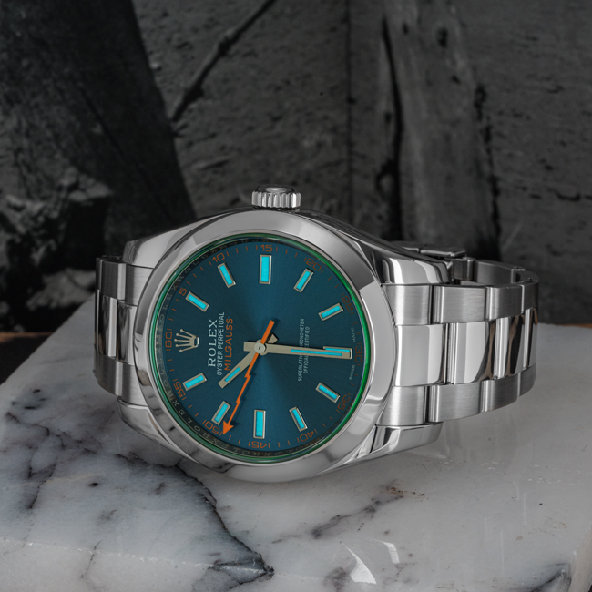 Rolex Milgauss 40mm Green Glass Stainless Steel 116400GV |WatchCentre ...